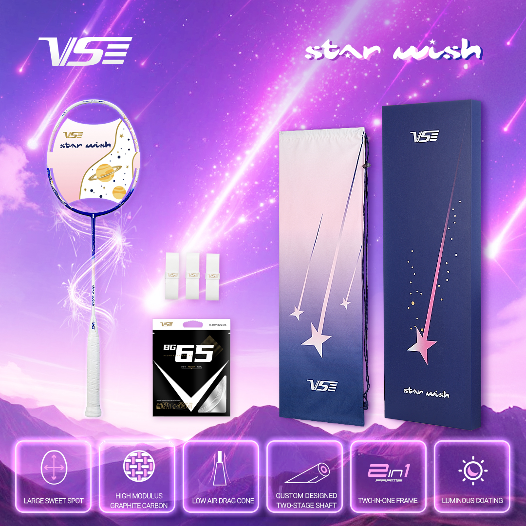 Badminton Racket – Star Wish 4U – Captain Sports